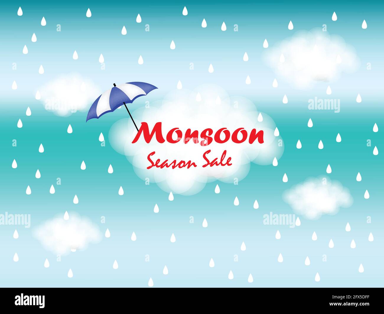 Monsoon season background Stock Vector Image & Art - Alamy