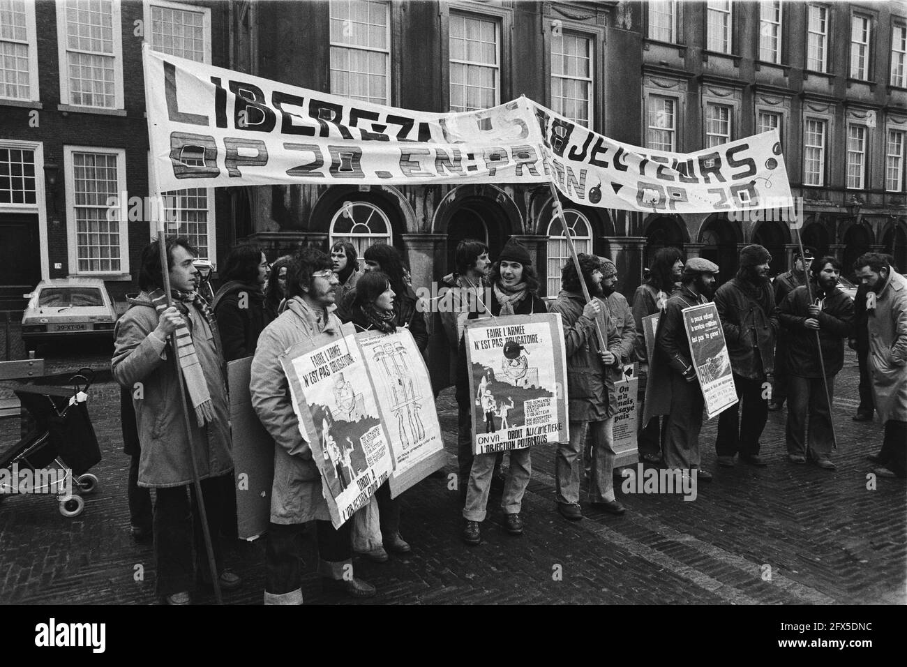French government policy french conscientious objectors hi-res stock ...
