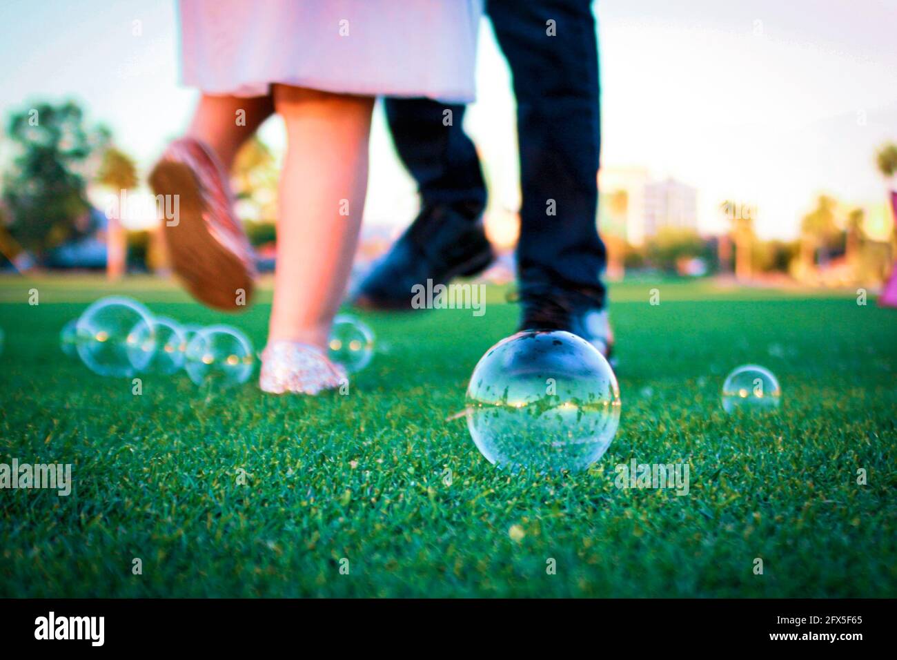 Kids love bubbles hi-res stock photography and images - Alamy