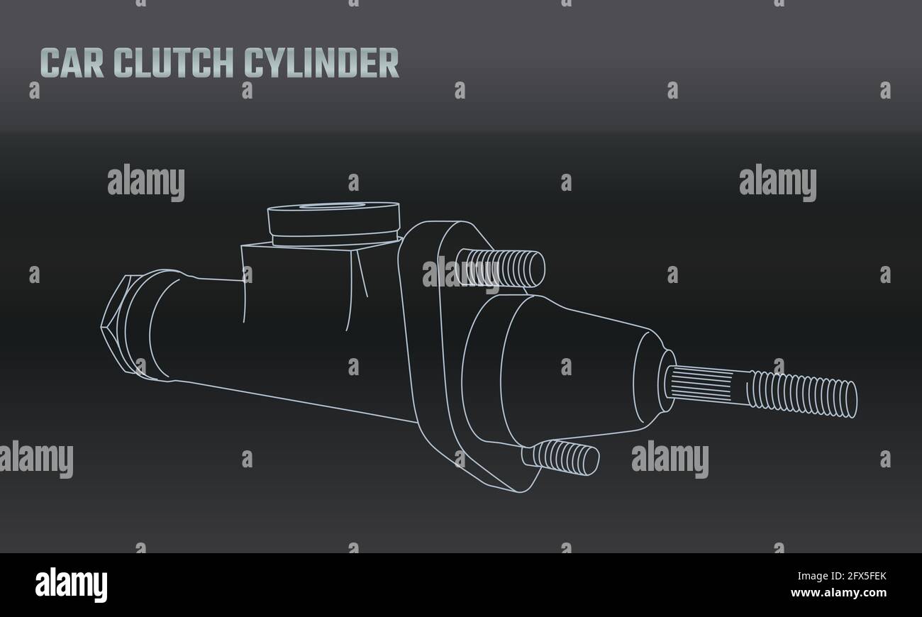 Cylinder clutch Stock Vector Images - Alamy