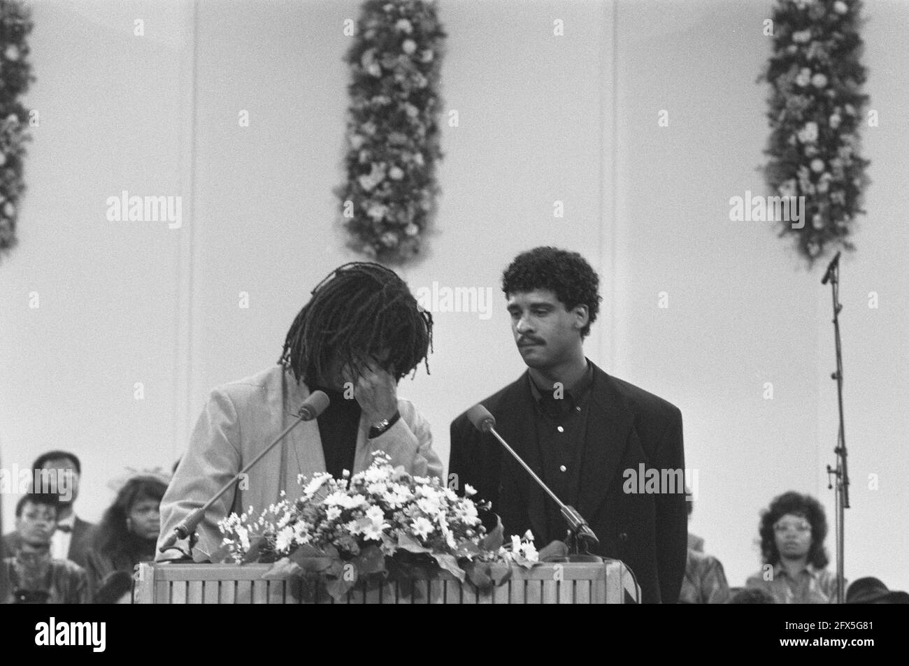 Guest speakers Ruud Gullit and Frank Rijkaard, June 11, 1989 ...