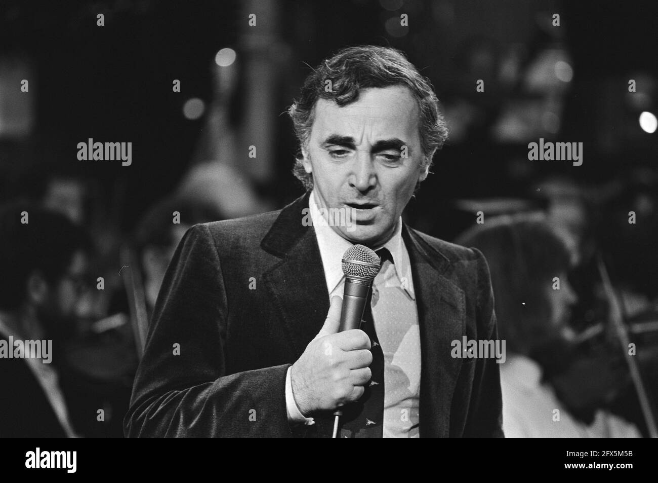 Charles Aznavour In Concert High Resolution Stock Photography and ...