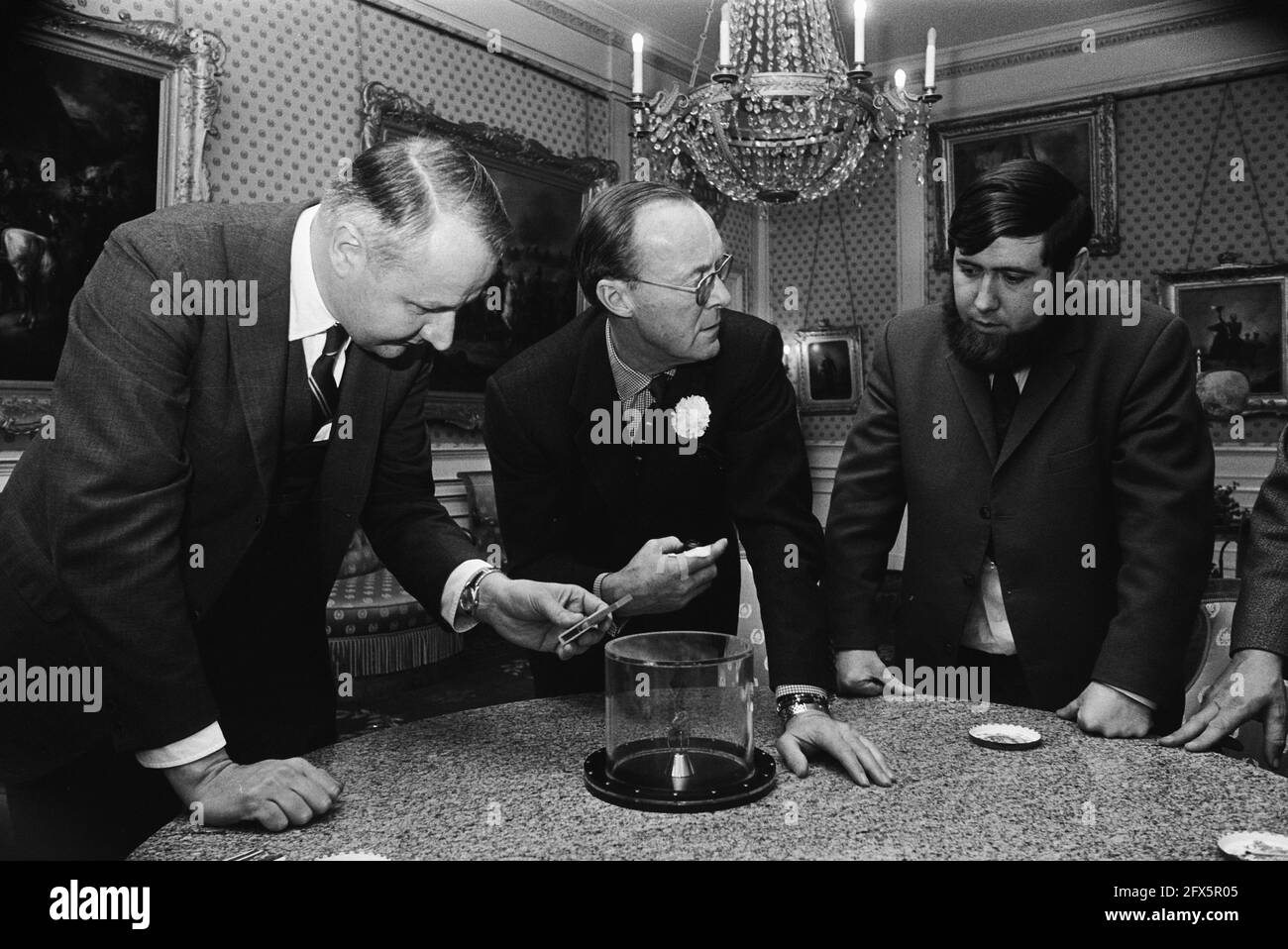 Prince Bernhard receives ambassador USA John William Middendorp with ...
