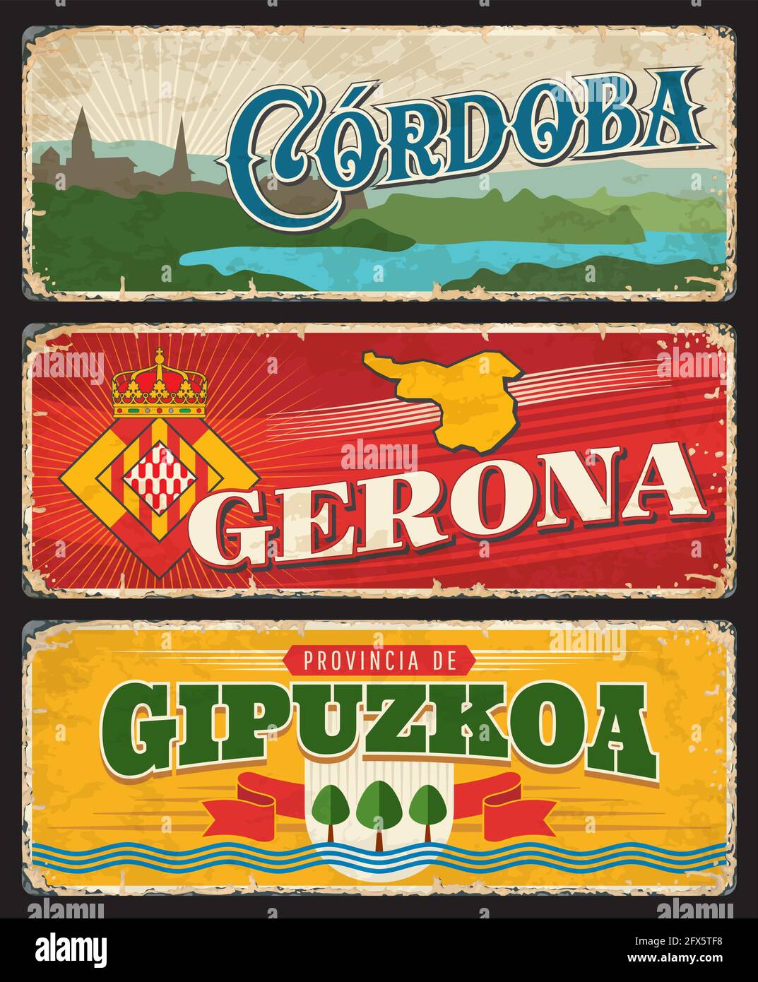 Welcome to spain signs Stock Vector Images - Alamy