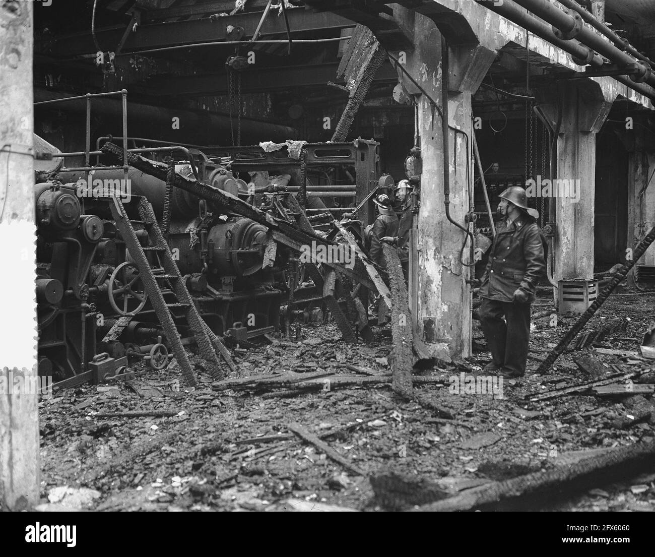 Large fire van gelder paper factory hi-res stock photography and images ...