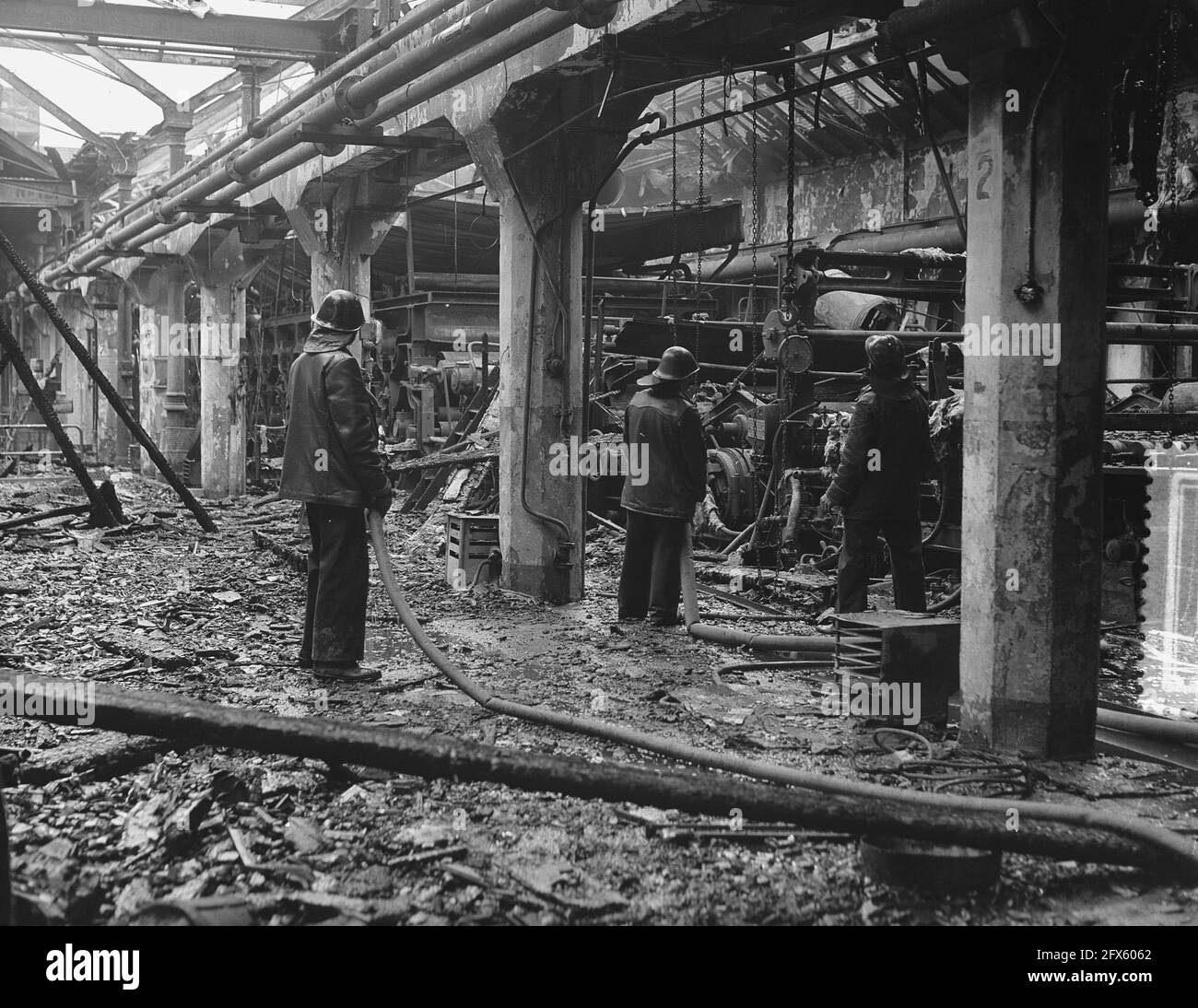 Large fire van gelder paper factory hi-res stock photography and images ...