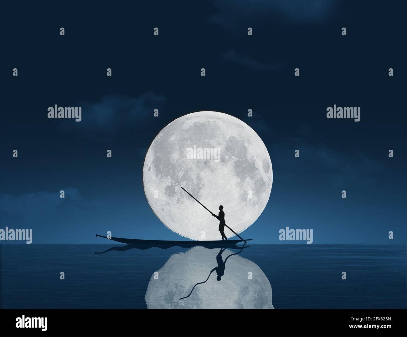 Pixar Fishing Moon Man
