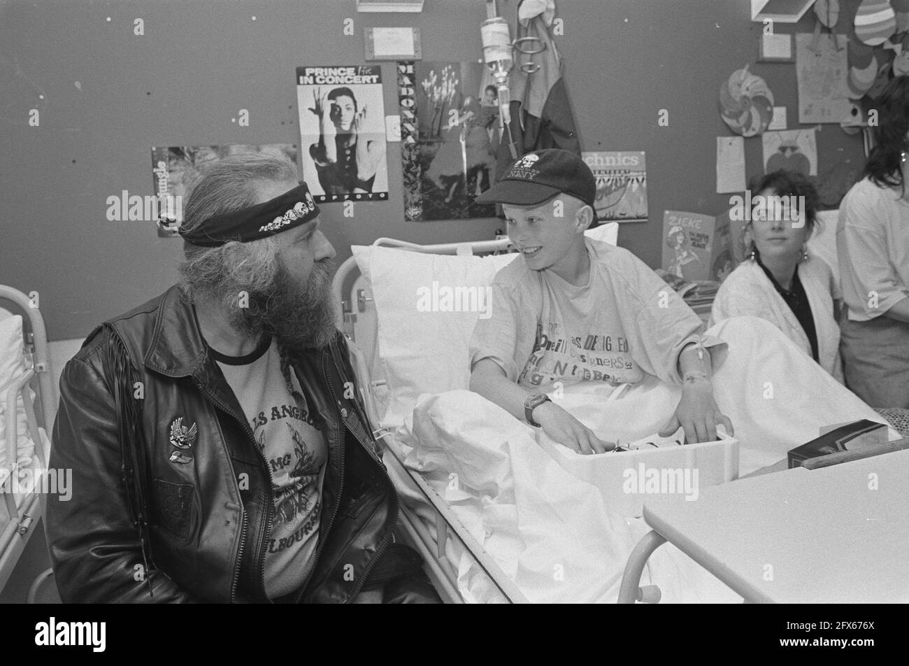 Hells Angels hand out presents to children Emma Children's Hospital in ...