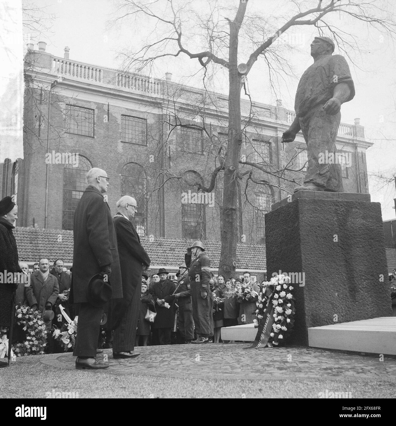 Commemoration February Strike 1941, overview during commemoration ...