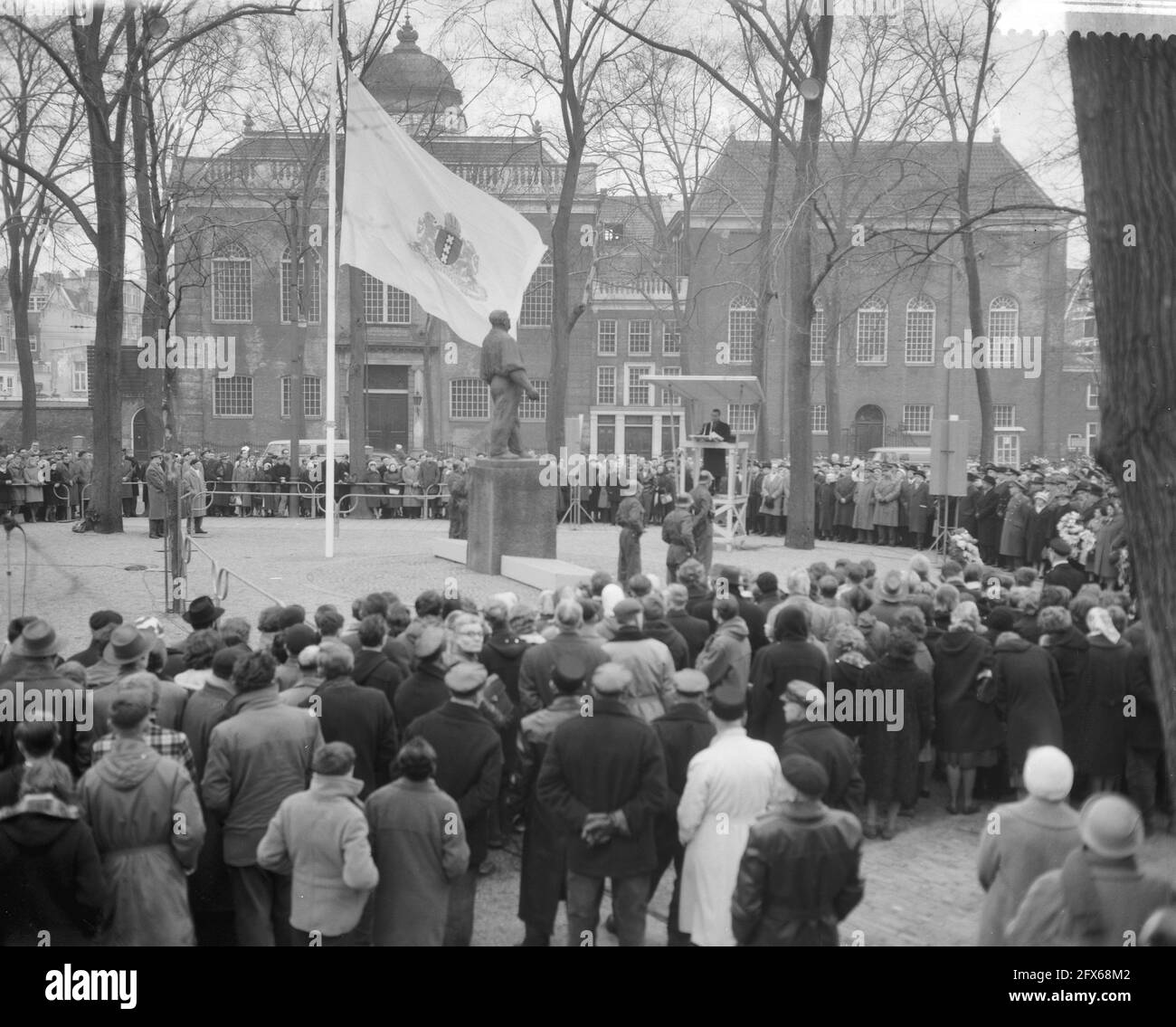 Commemoration of the February Strike in Amsterdam, overview of the ...