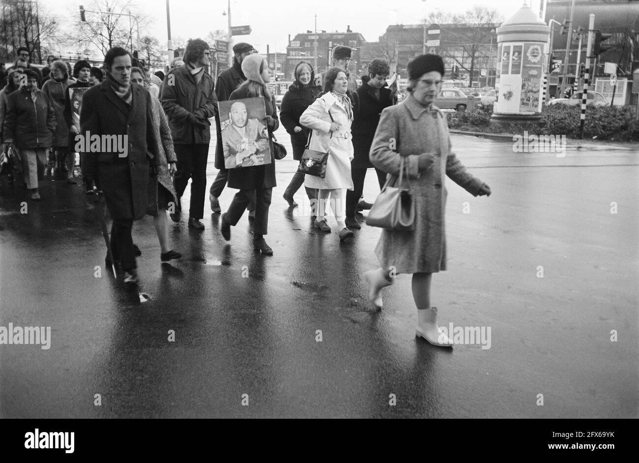 Commemoration of assassination two years ago of Rev. Martin Luther King ...