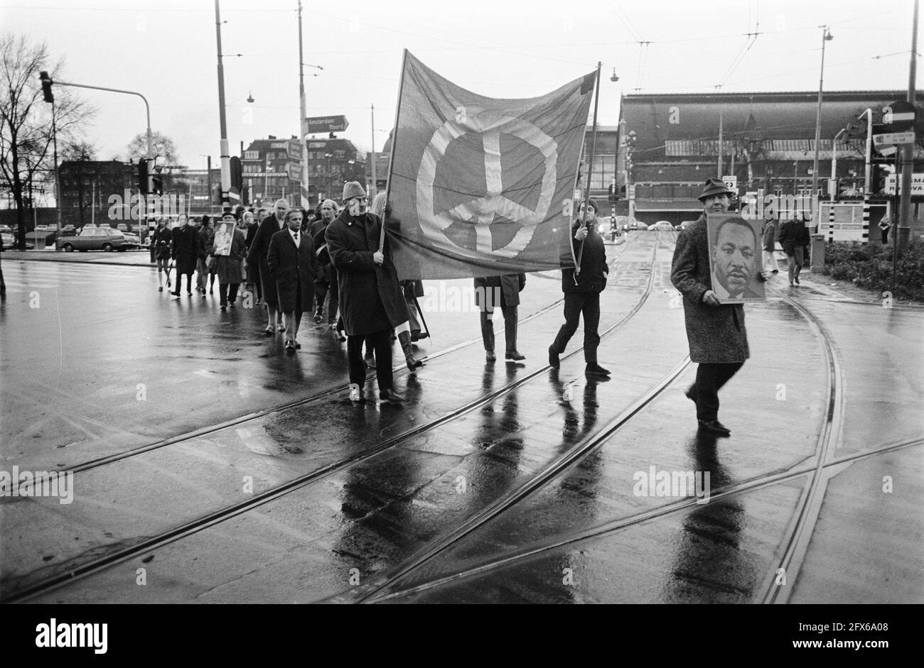 Commemoration of assassination two years ago of Rev. Martin Luther King ...