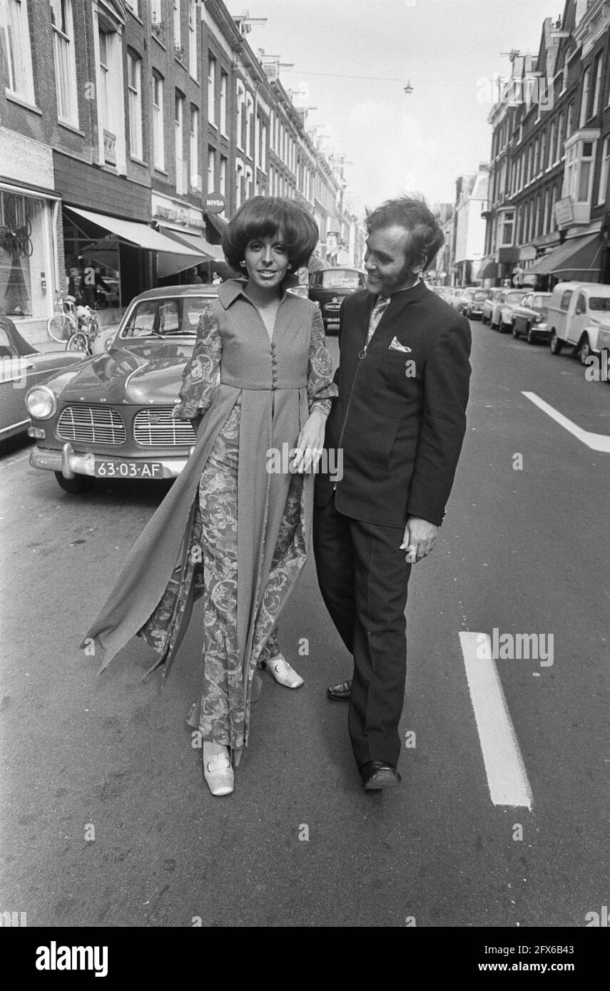 Autumn-winter fashion of couturier Edgar Vos, August 29, 1969 ...