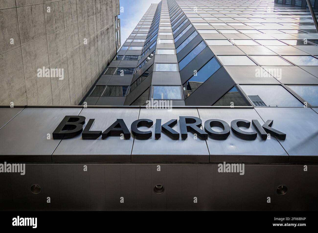 BlackRock offices in New York City. (Photo by Erik McGregor/Sipa USA ...