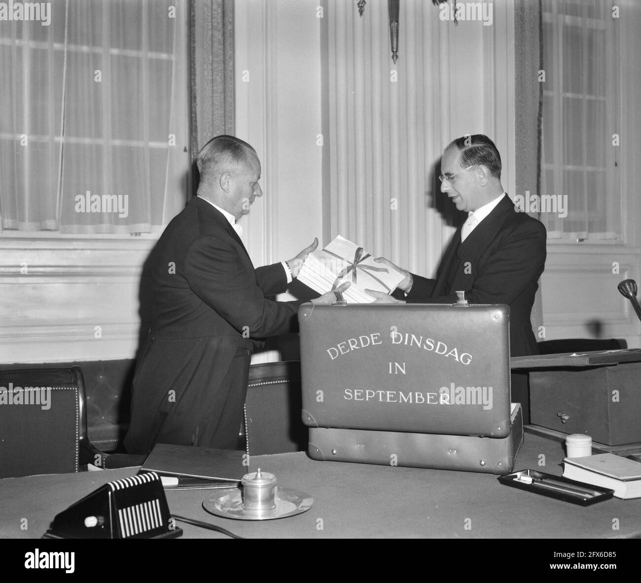 The million-dollar suitcase, Minister Pous hands over budget to ...
