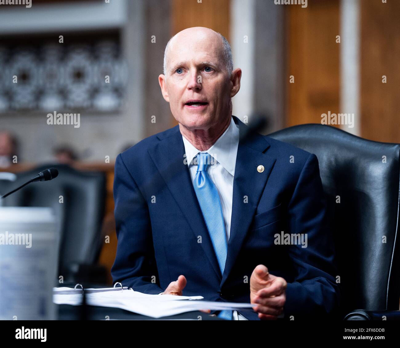 Washington, United States. 25th May, 2021. U.S. Senator Rick Scott (R ...