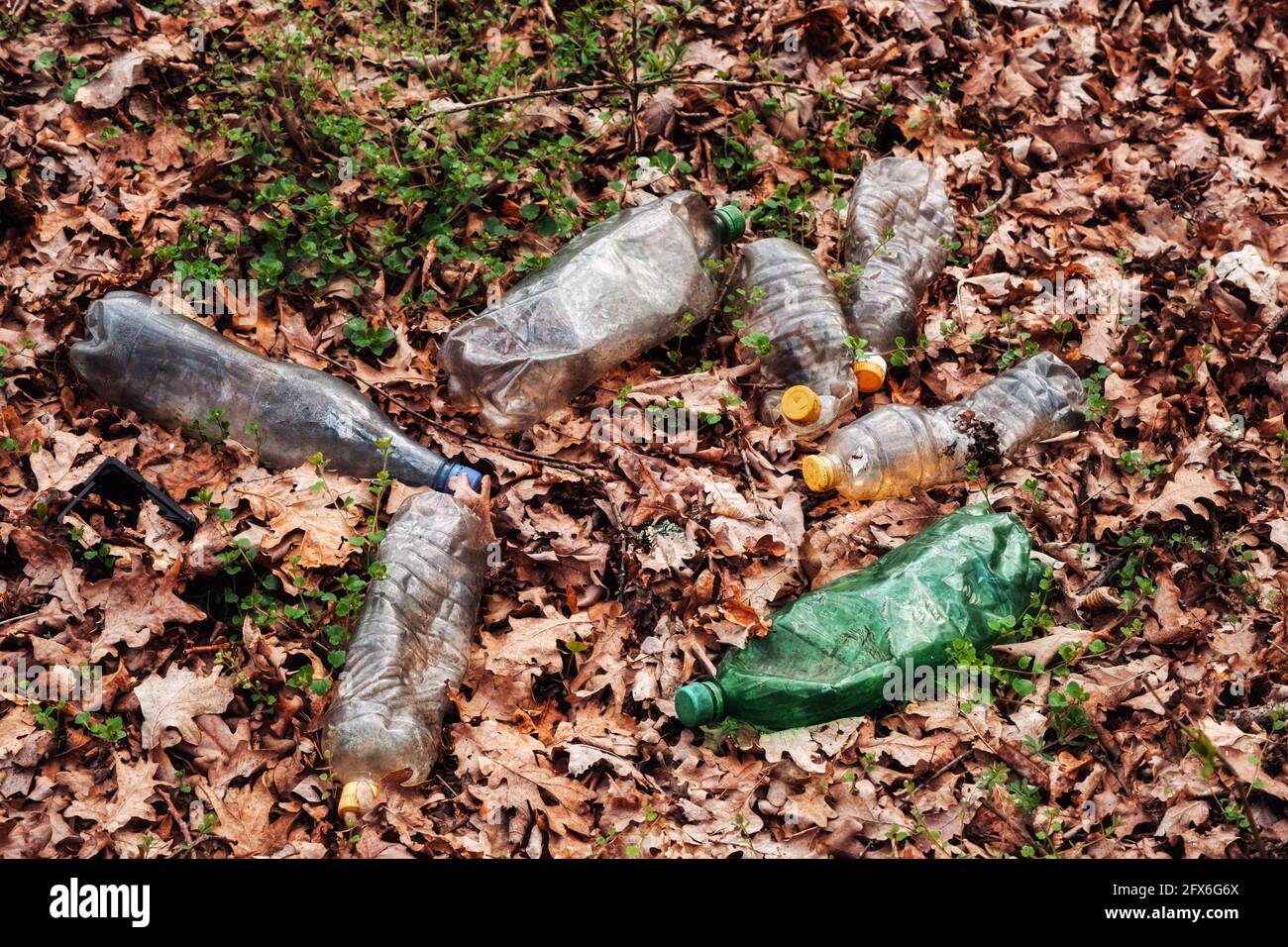 Plastic waste in the environment Stock Photo - Alamy