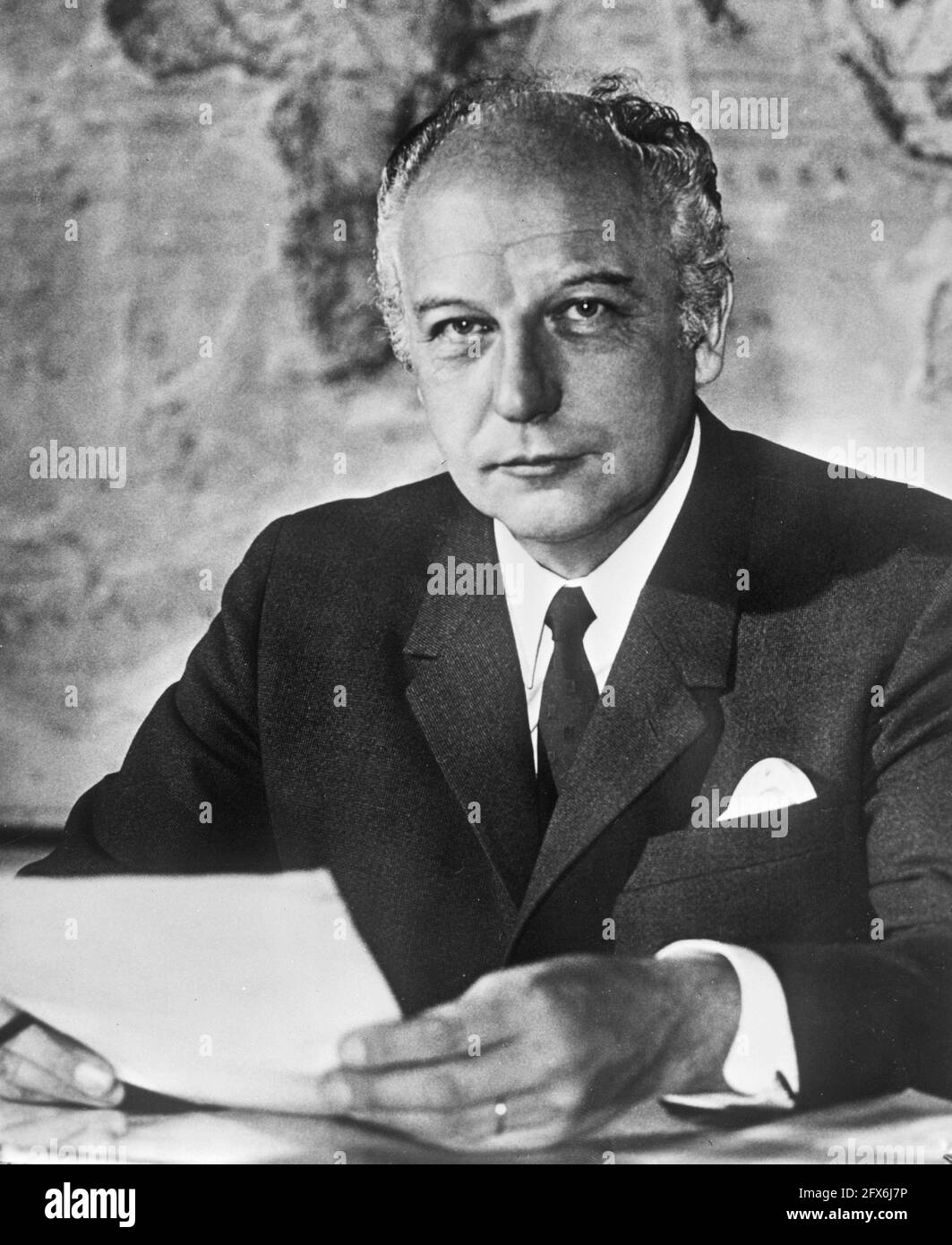 Walter Scheel 1971 Stock Photo - Alamy