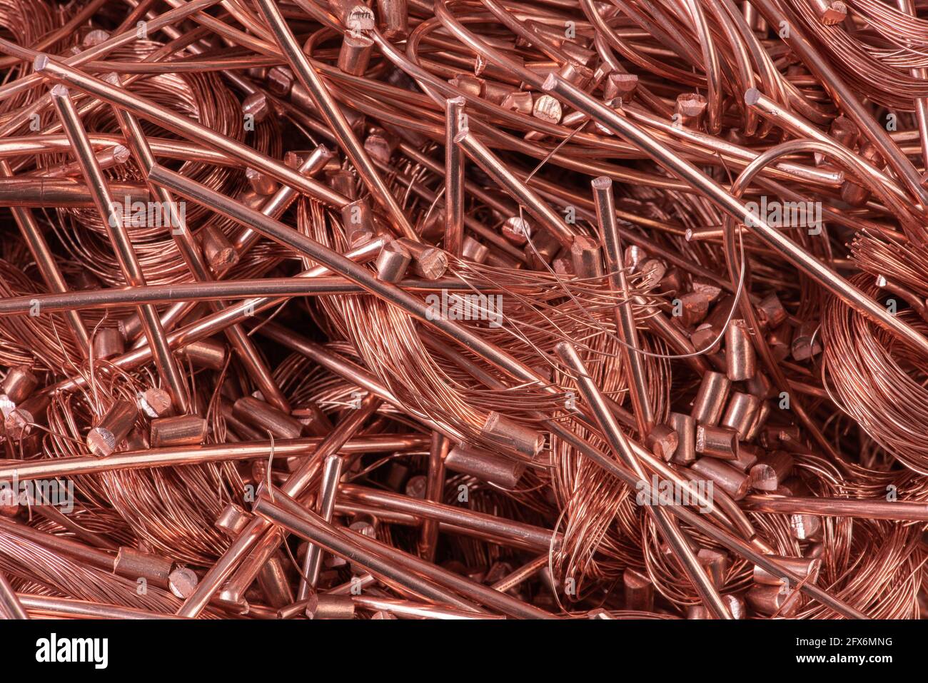 Copper wire scrap, industry and market of raw materials Stock Photo - Alamy