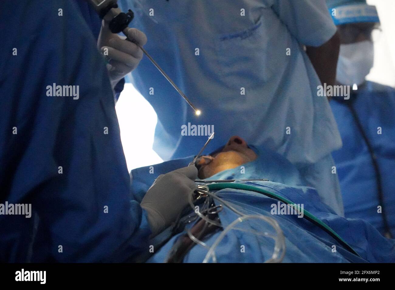 Sinus endoscopic surgery hi-res stock photography and images - Alamy