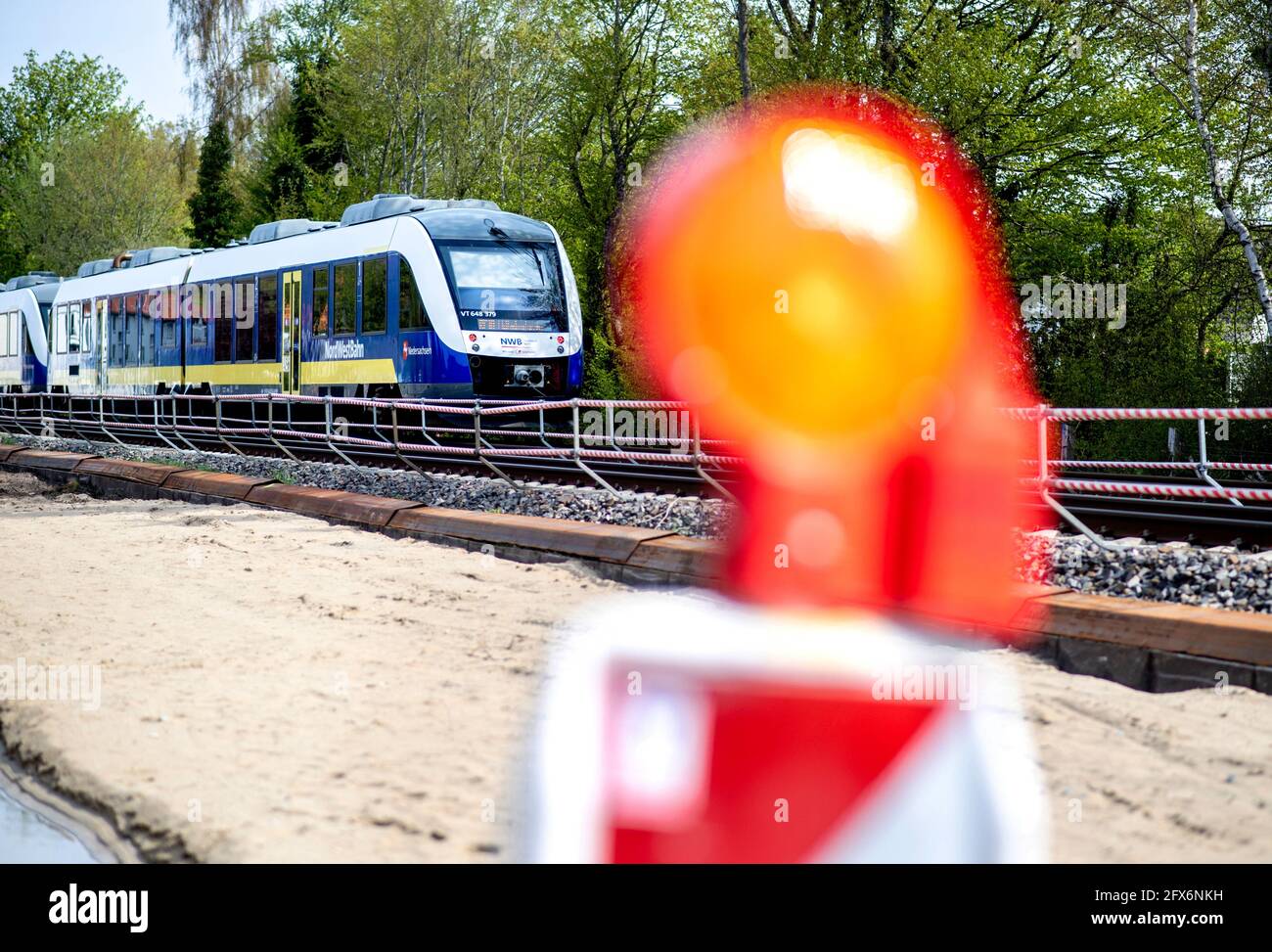 Noise barrier railway hi-res stock photography and images - Alamy