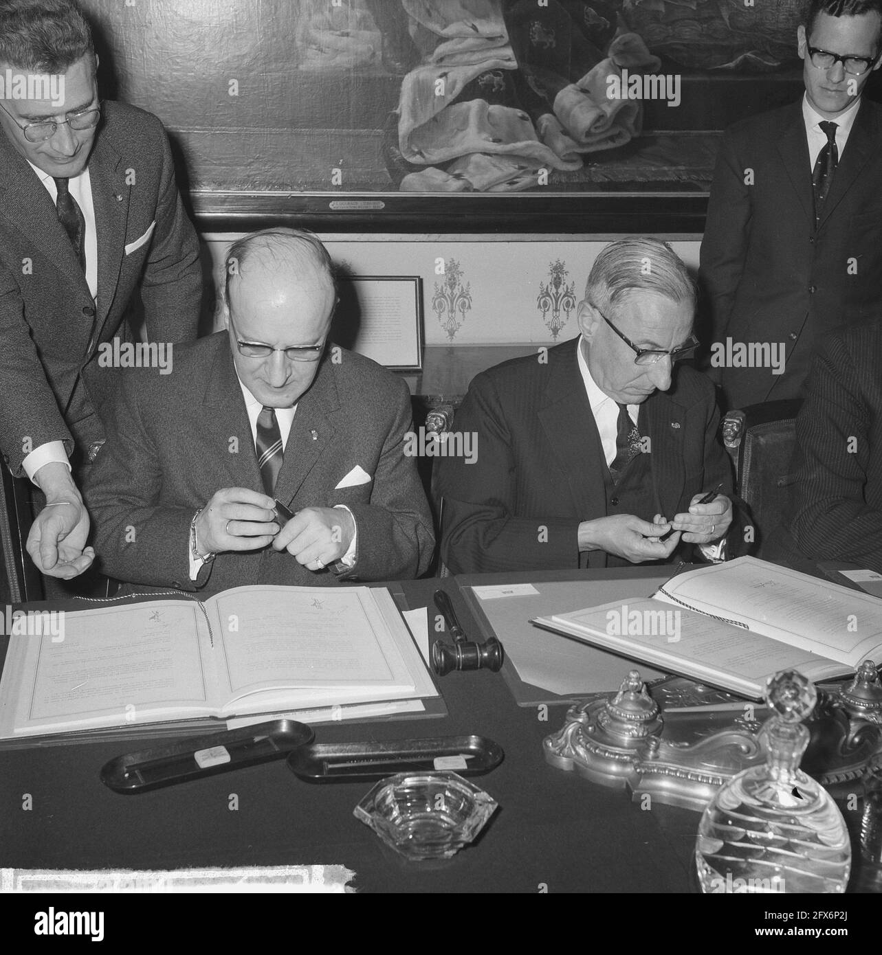 Accord scheldt rhine connection signed hi-res stock photography and ...