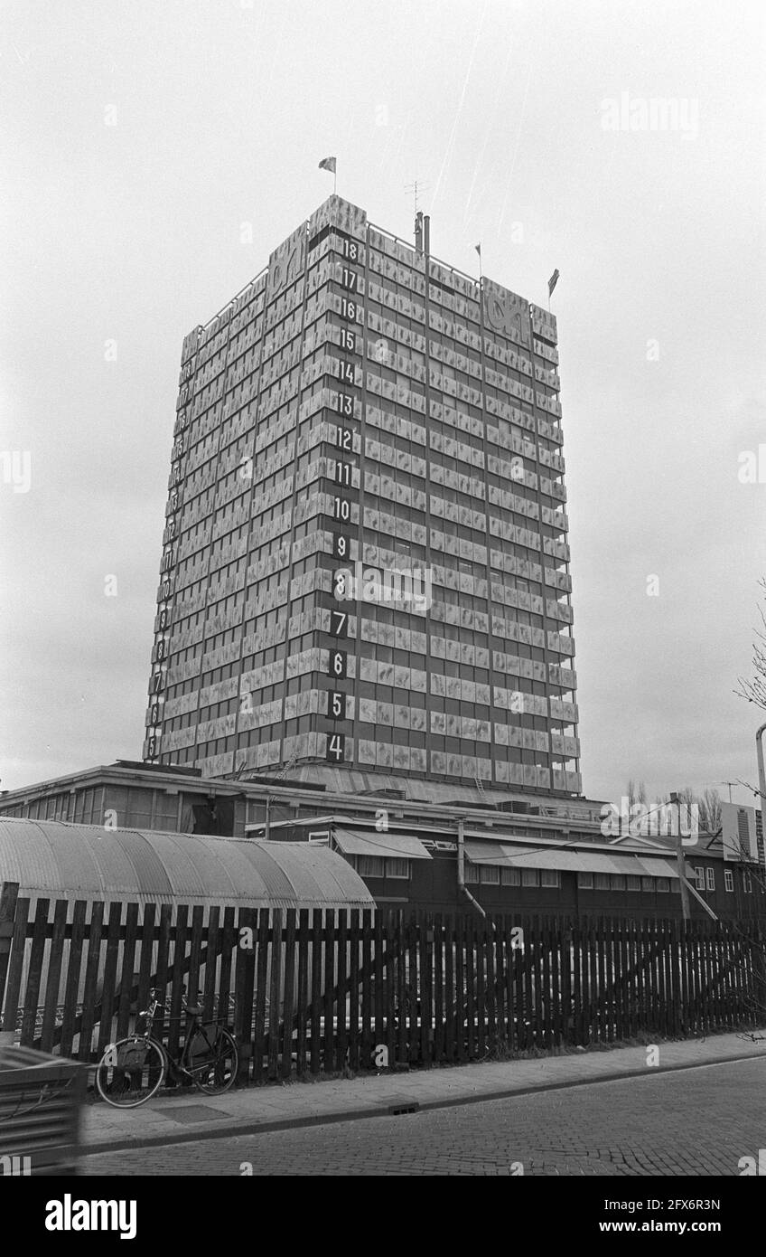 Highest point reached of new headquarters Albert Heyn Zaandam, February ...