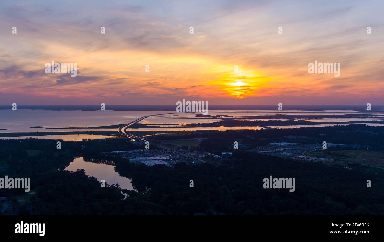 Daphne, Alabama at sunset Stock Photo - Alamy