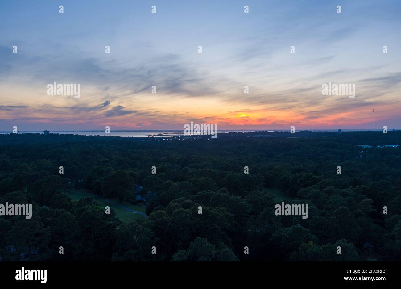 Daphne, Alabama at sunset Stock Photo - Alamy