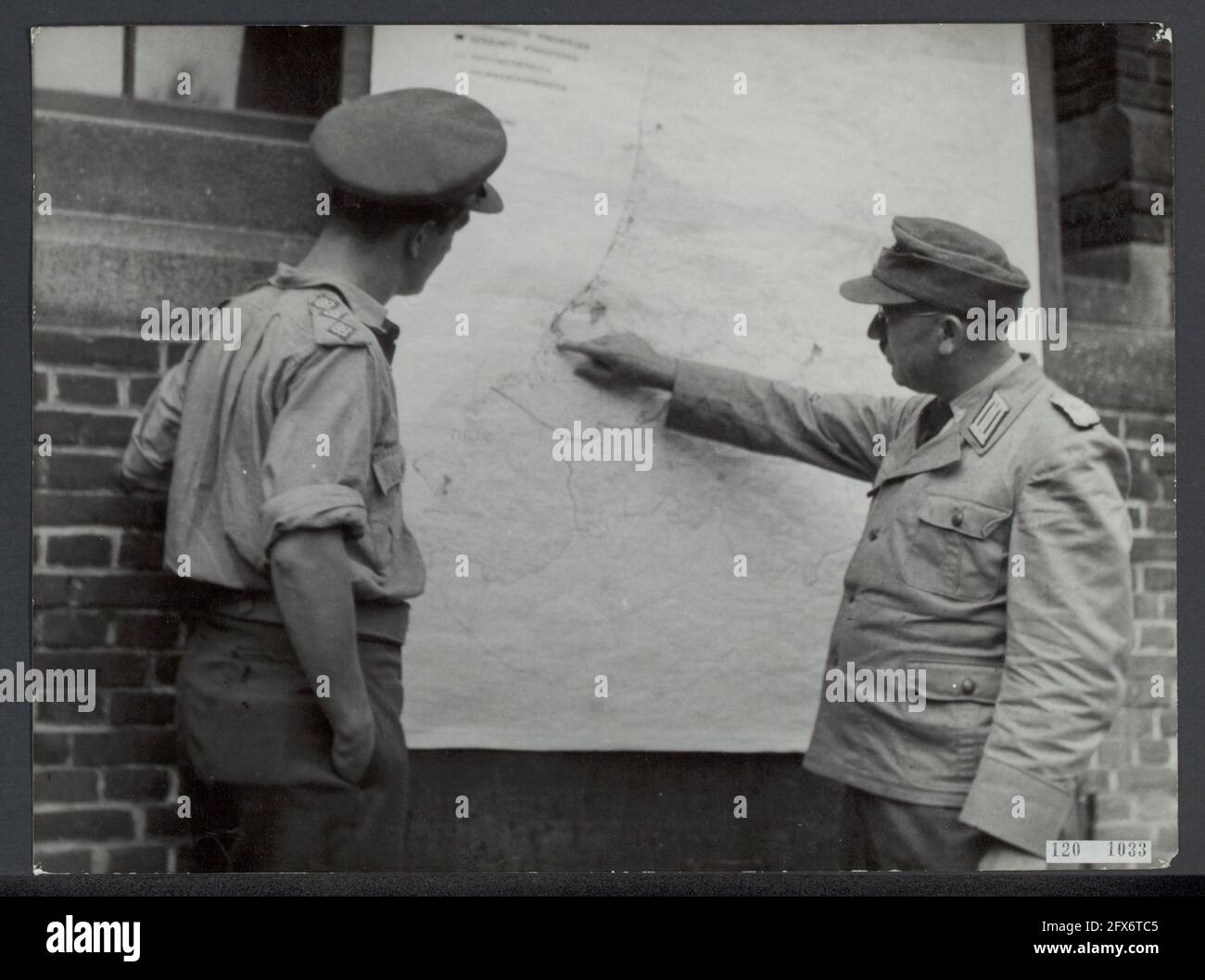 Clearing landmines at Hook of Holland. The German prisoner of war ...
