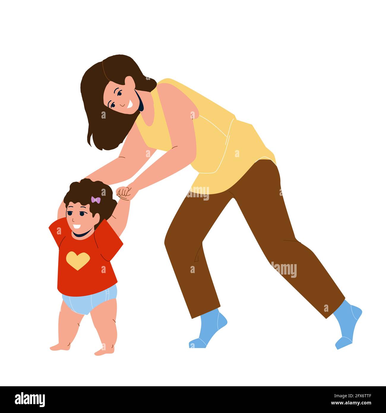 Baby Walking Clipart