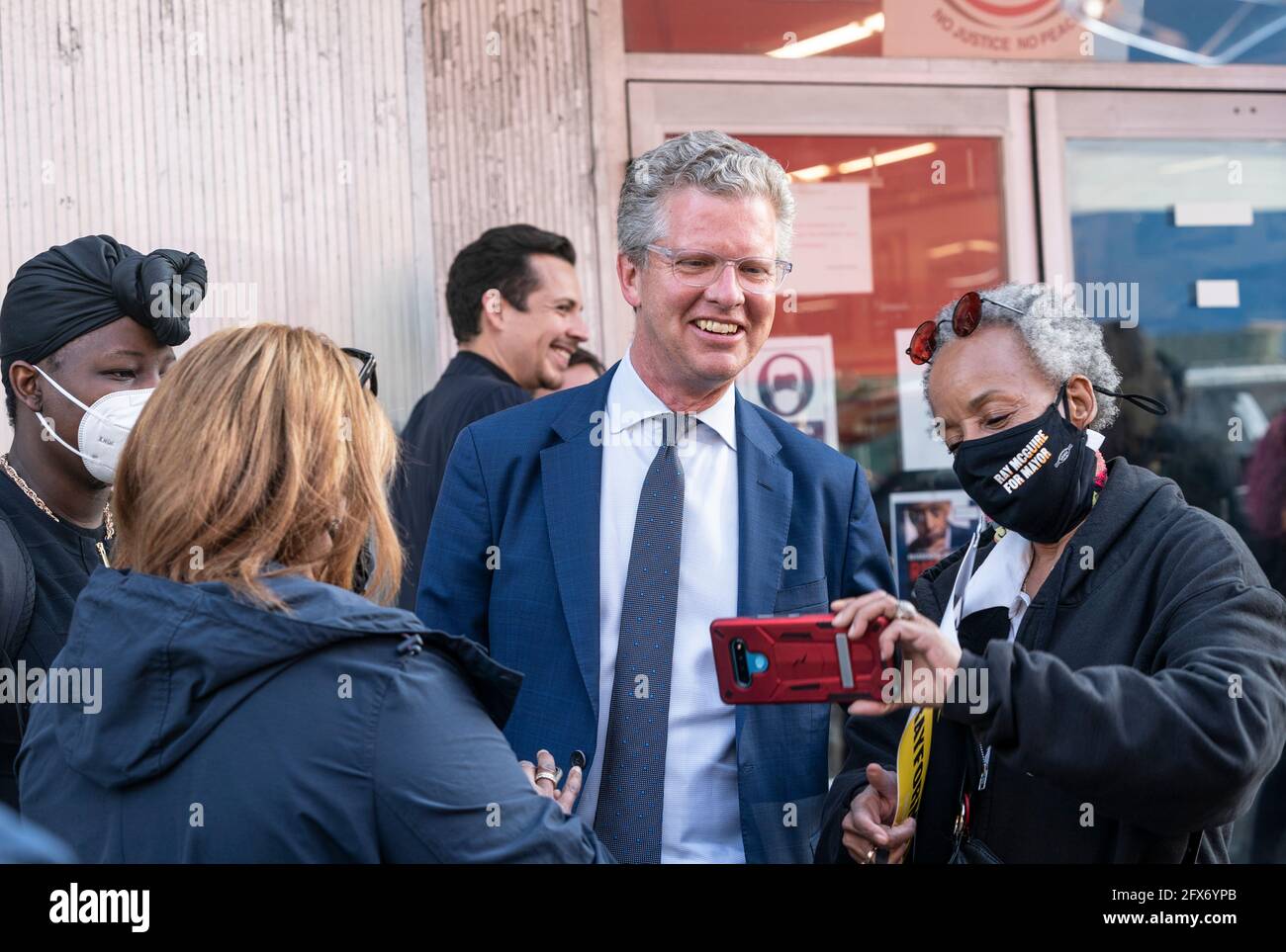 New York, NY - May 25, 2021: Shaun Donovan seen outside of NAN ...