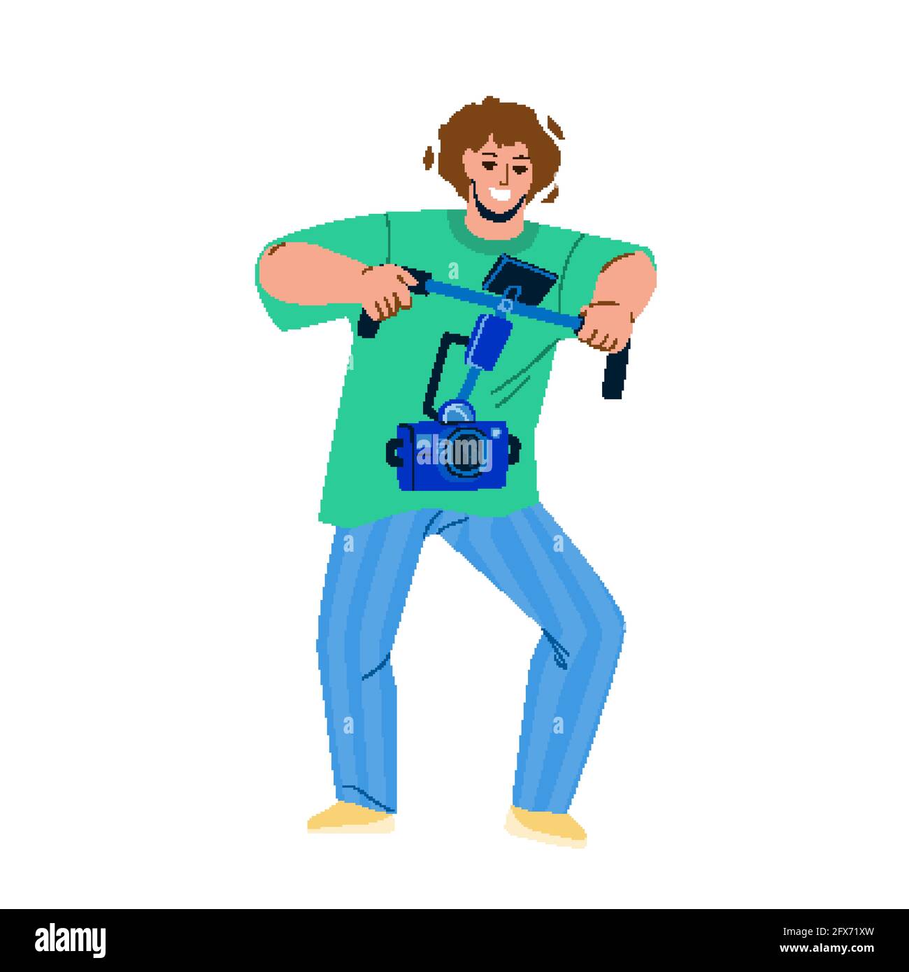Filming shoot Stock Vector Images - Alamy
