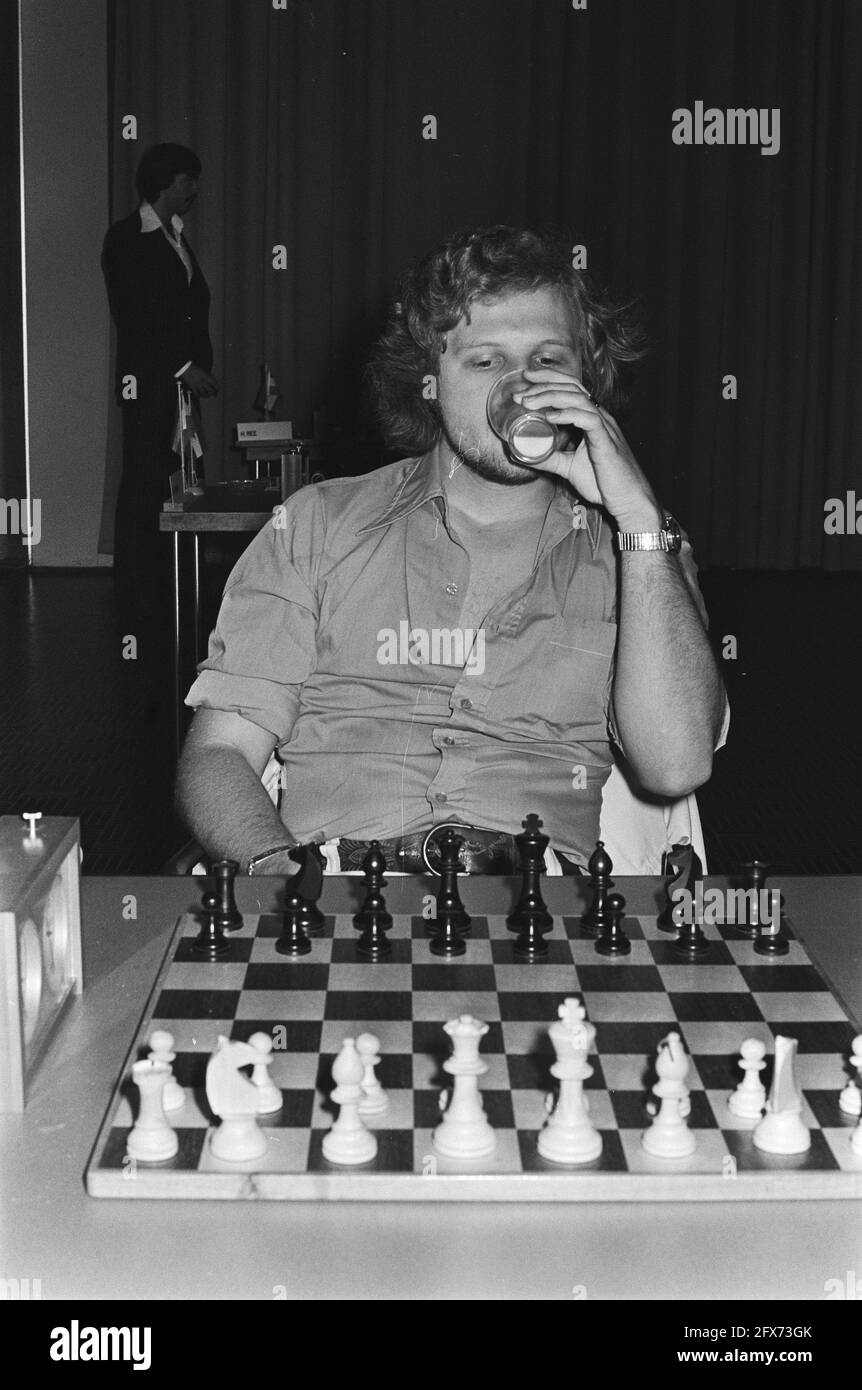 IBM chess tournament, final round; Miles at the turn (close), July 16 ...