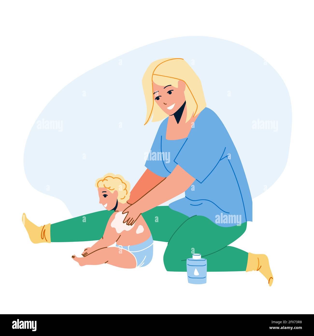 Baby Lotion Clipart