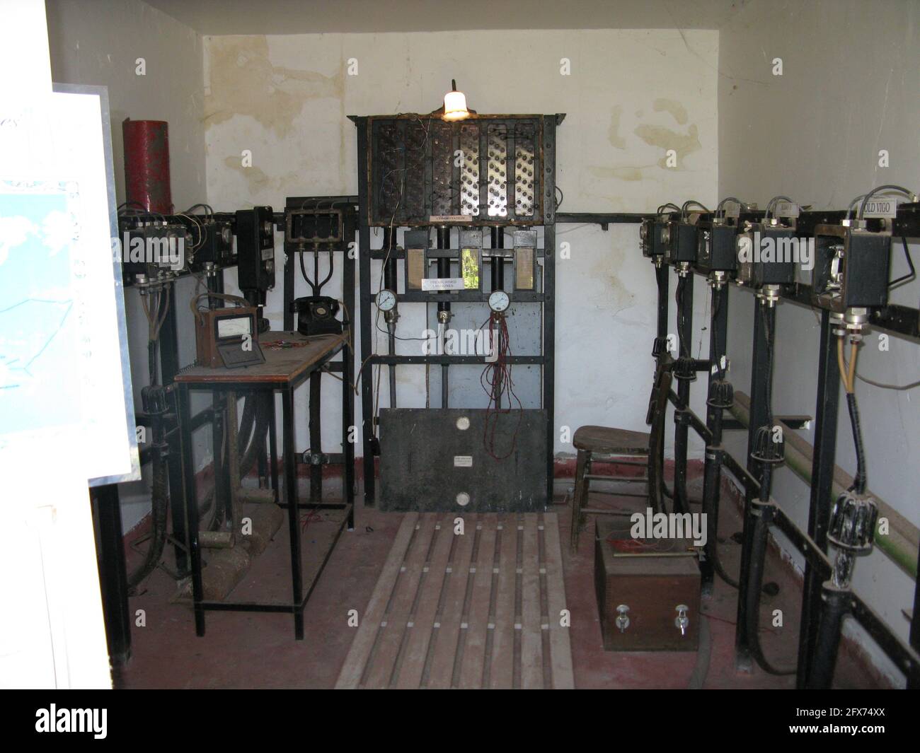 Porthcurno Museum of Global Communications in the former telegraph ...