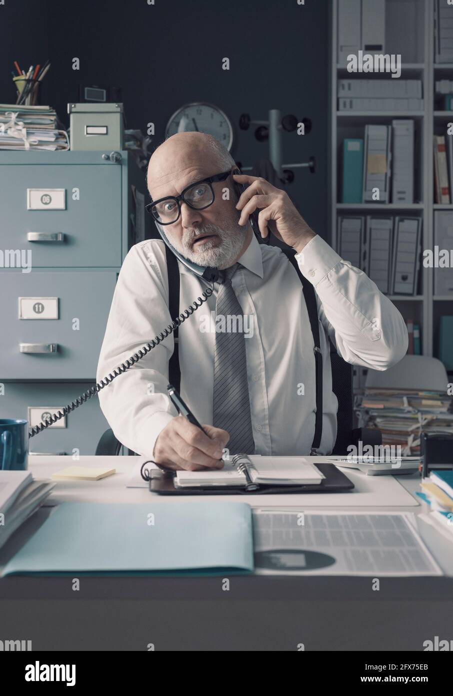 Many telephone calls hi-res stock photography and images - Alamy