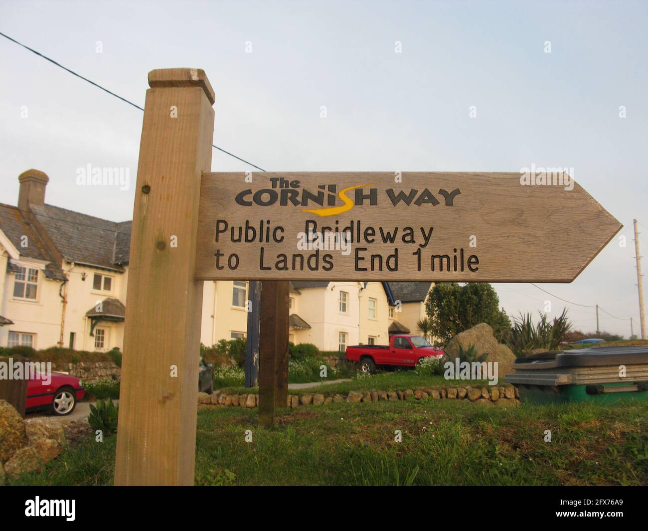 Land's End. South west coast path. North South Cornwall. West country ...
