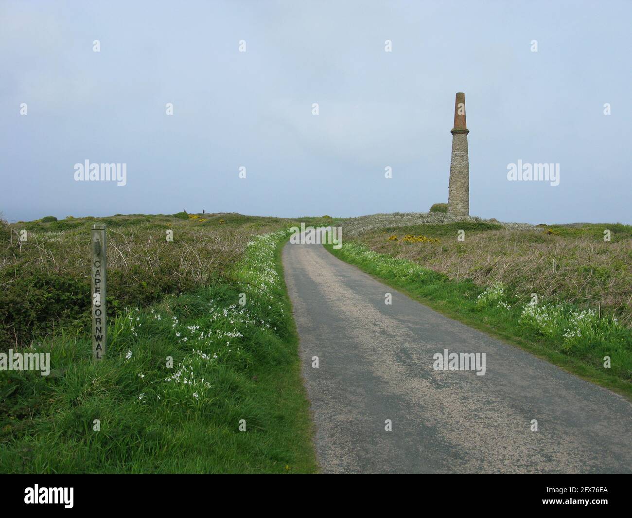 Cape Cornwall. South west coast path. North Cornwall. West country ...