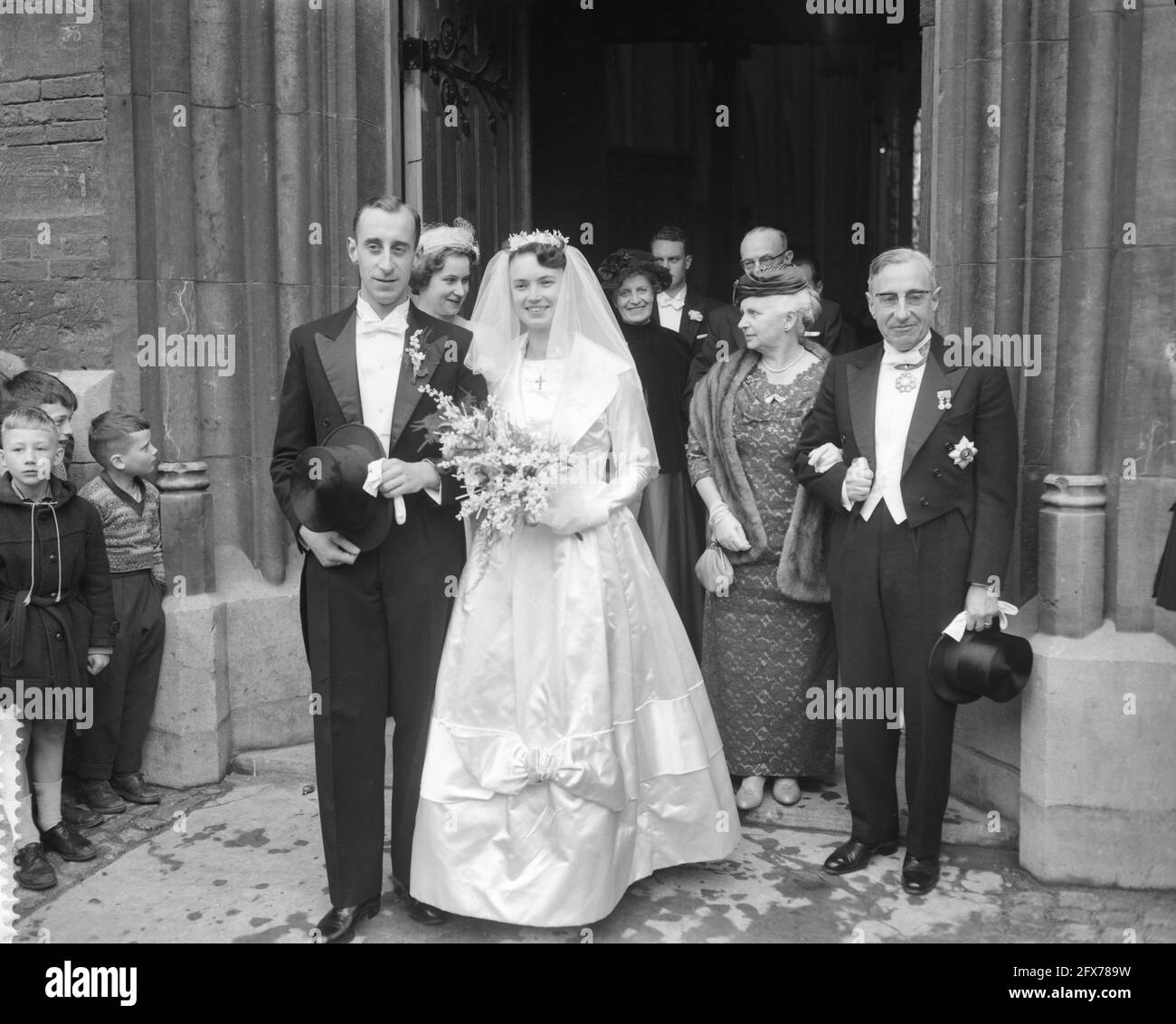 In Sittard Mr. C. L. M. de Quay and miss C. L. M. van Wessem, married ...