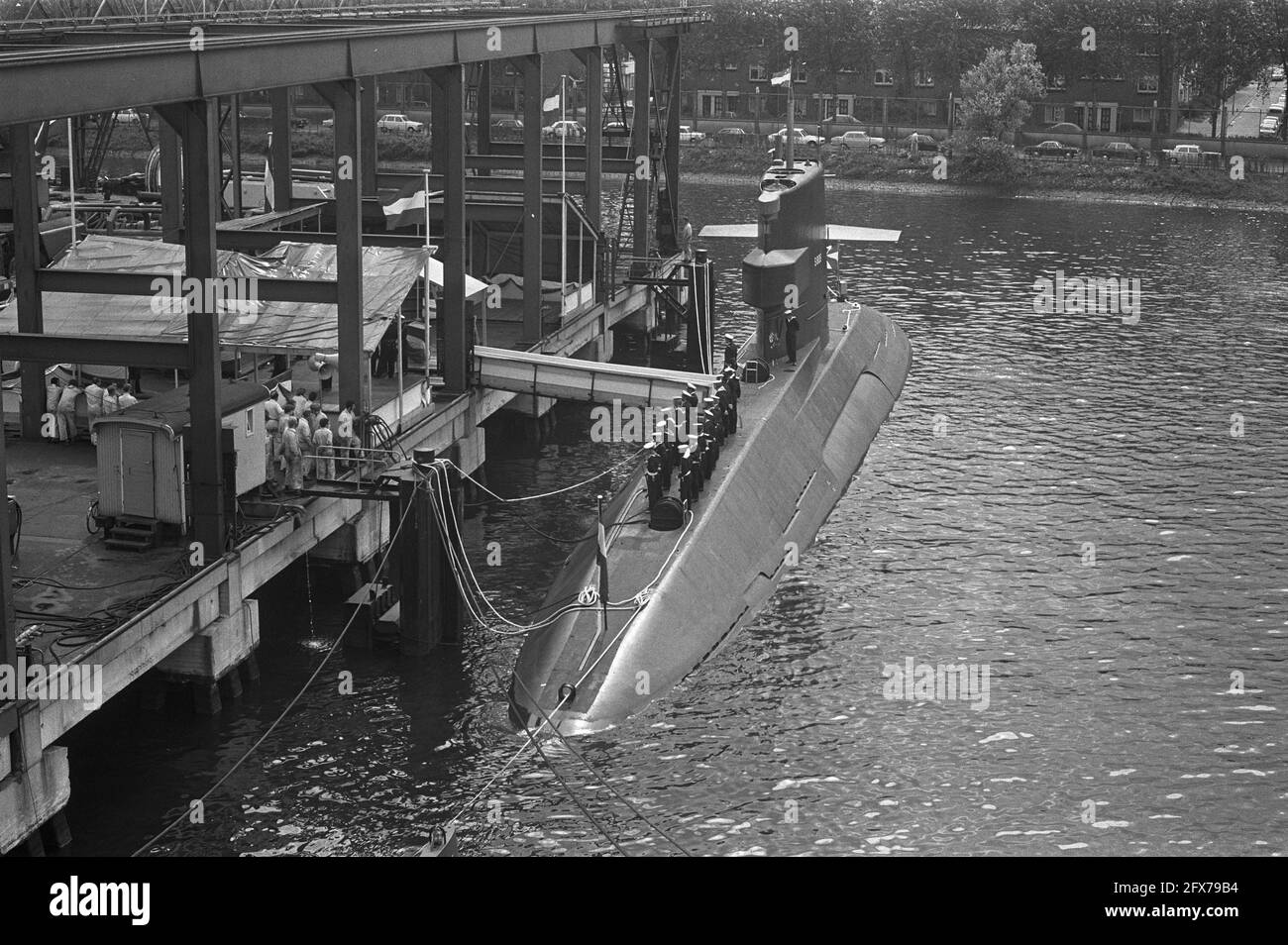 Commissioning submarine Zwaardvis at the RDM, Rotterdam, August 18 ...