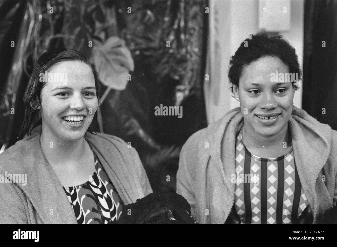 Ineke Ran and Enith Brigitha 1976 Stock Photo - Alamy