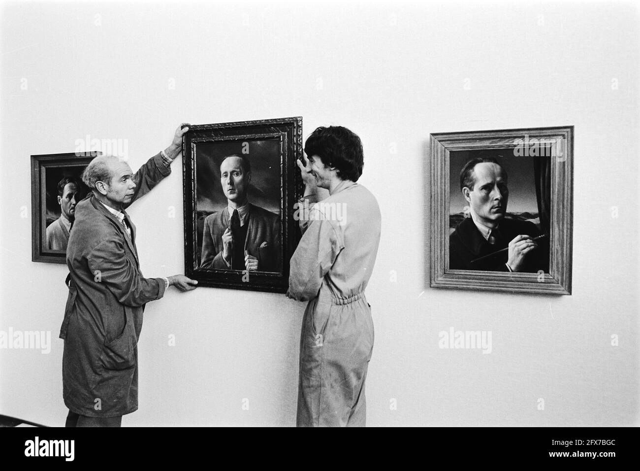 Setting up exhibition carel willink hi-res stock photography and images ...