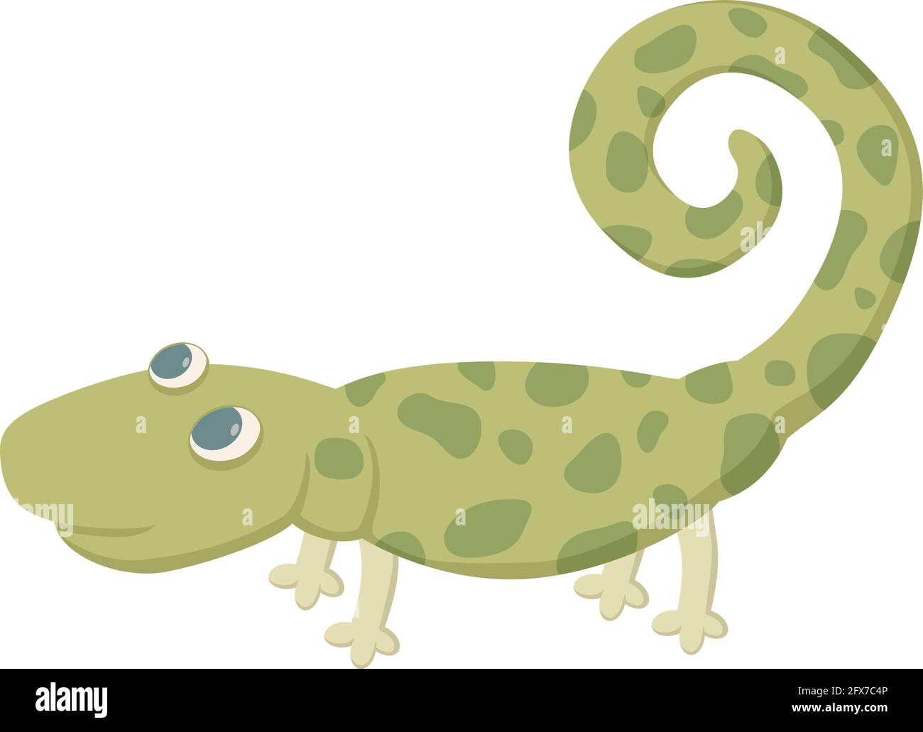 Green lizard Stock Vector Images - Alamy
