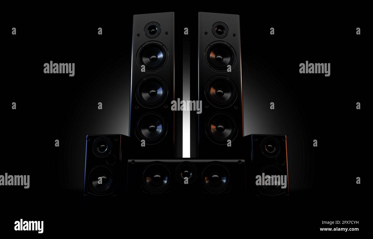 3d sound system hi-res stock photography and images - Alamy