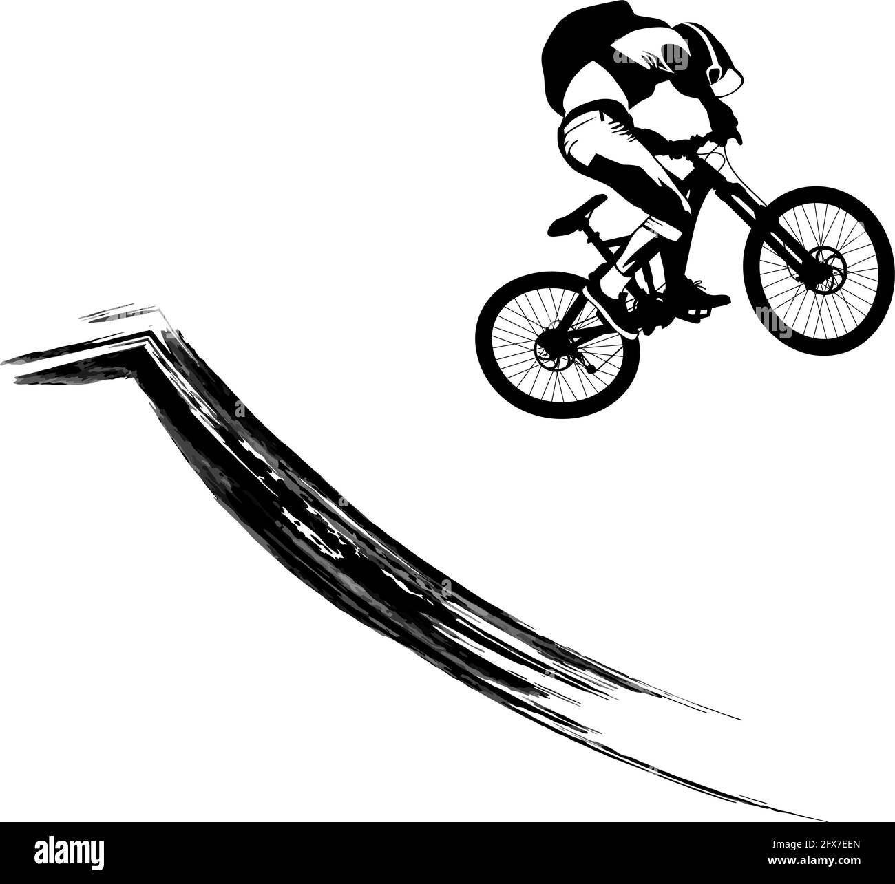 Jumping on vehicle Stock Vector Images - Alamy