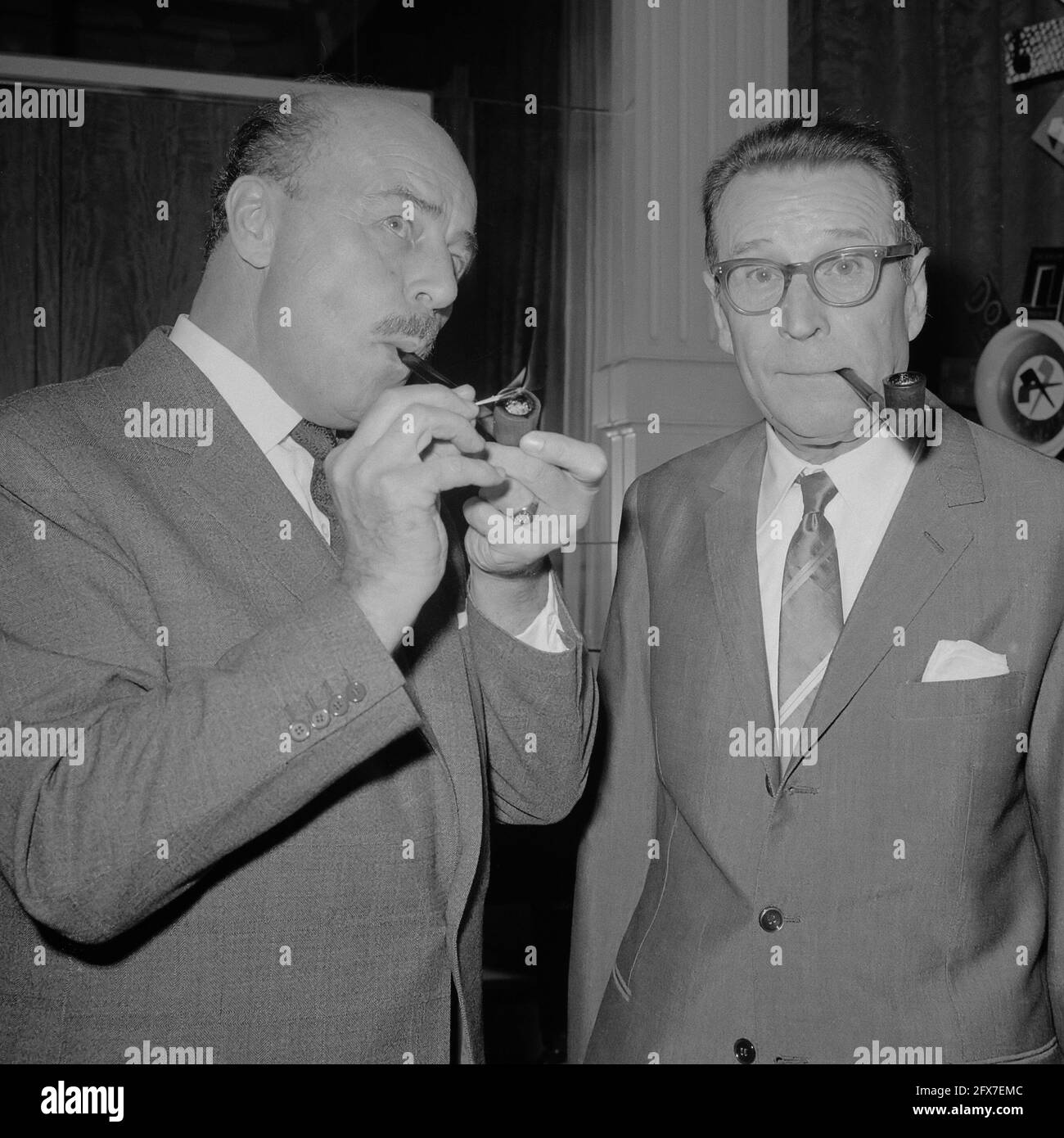 Jan Teulings and Georges Simenon (1966 Stock Photo - Alamy
