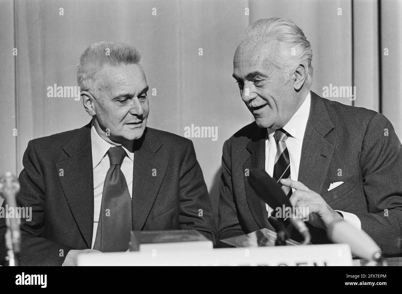 Jan Tinbergen 1976 Stock Photo - Alamy