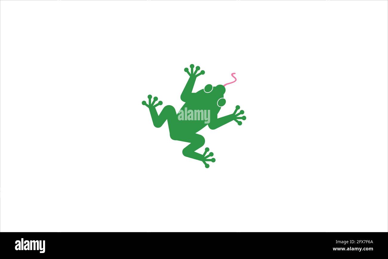 Climbing Tree Frog Template