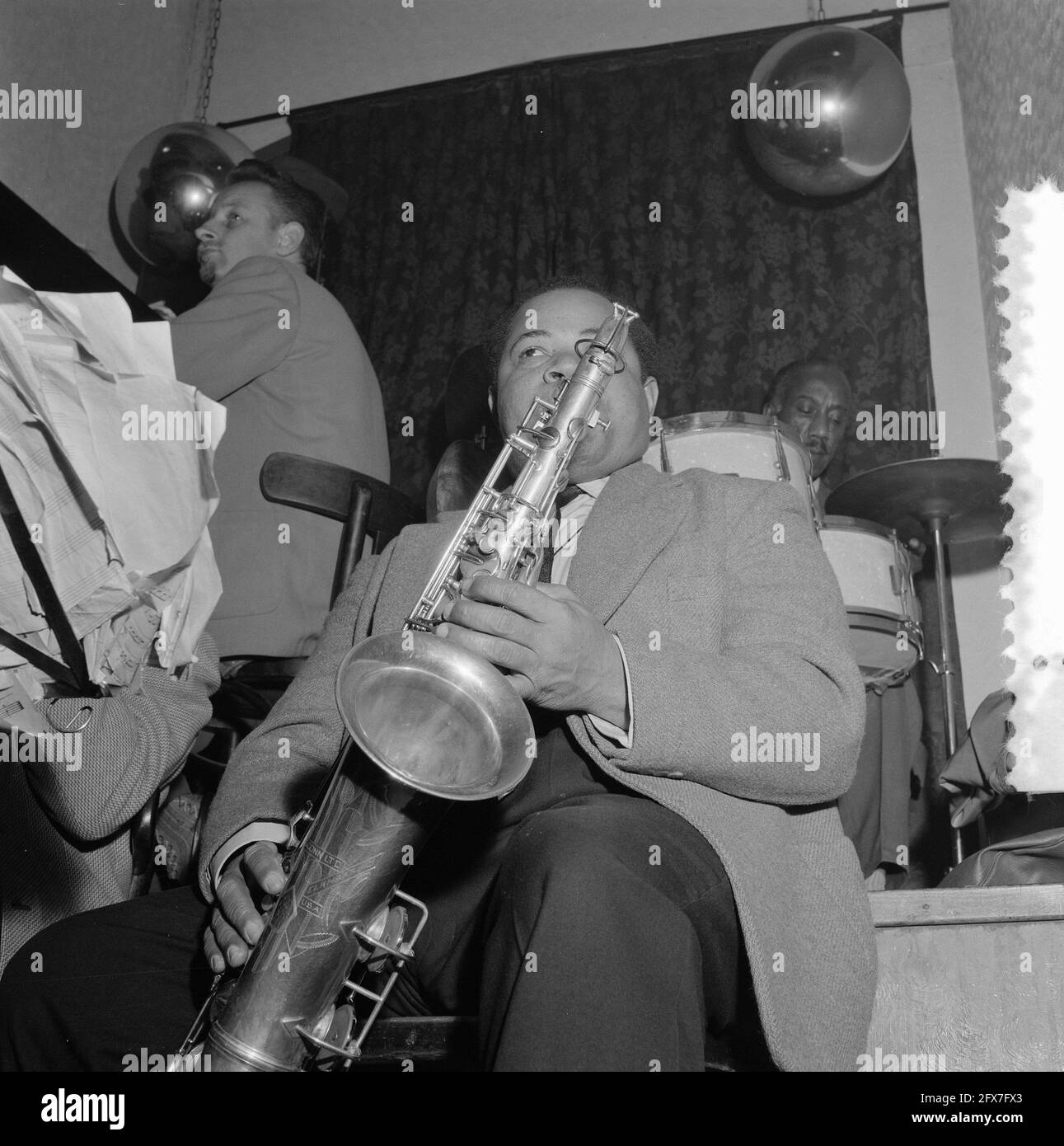 Jazz Club Black And White